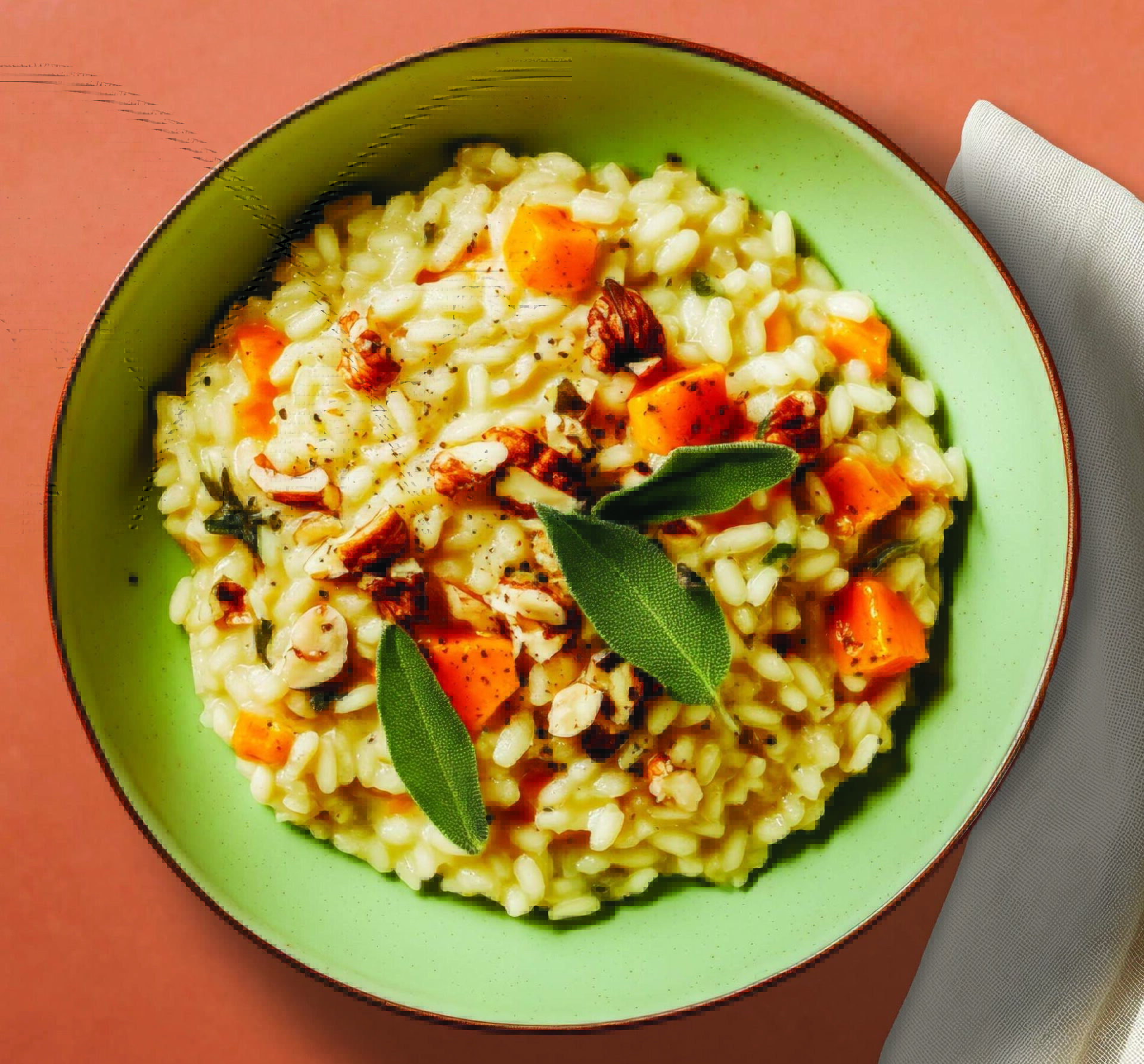 Risotto crémeux à la courge - Louis Delhaize